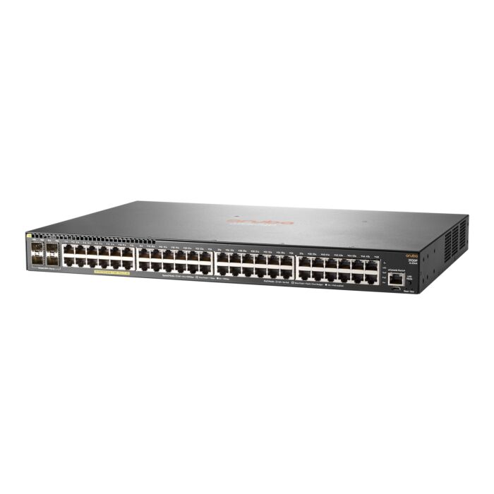 HPE Aruba 2930F 48G PoE+ 4SFP+ Switch [JL256A] | Landmark Computers