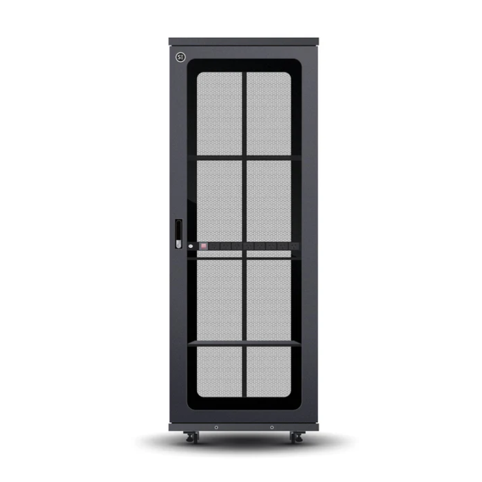 Serveredge 45RU 800mm Wide & 800mm Deep Fully Assembled Free Standing ...