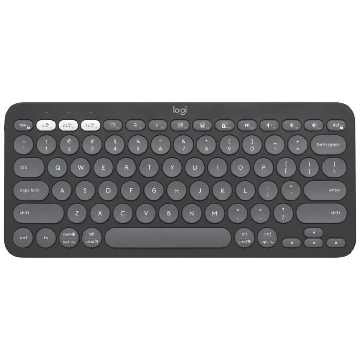 Logitech Pebble Keys 2 K380s Wireless Keyboard Tonal Graphite [920 ...